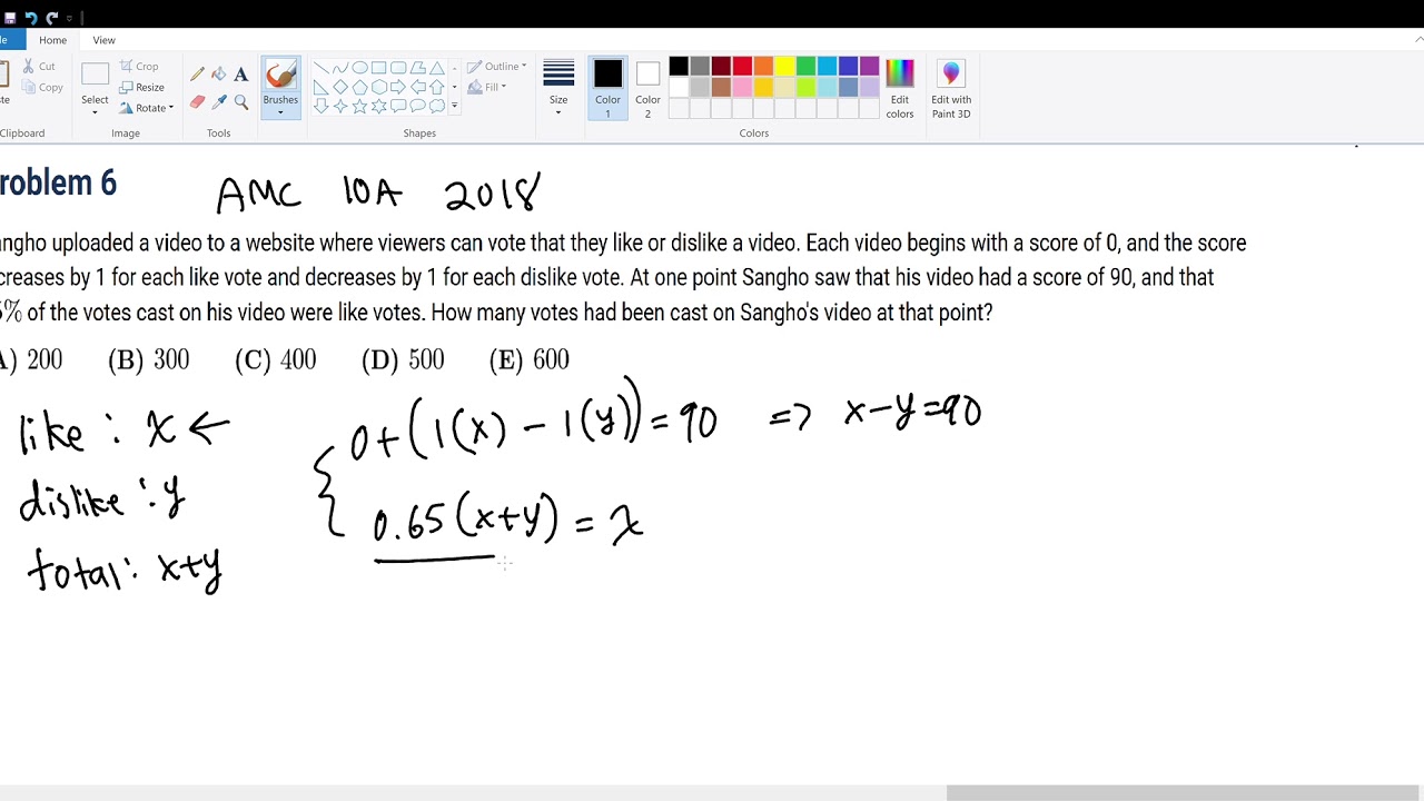 AMC 10A 2018 Problem 6