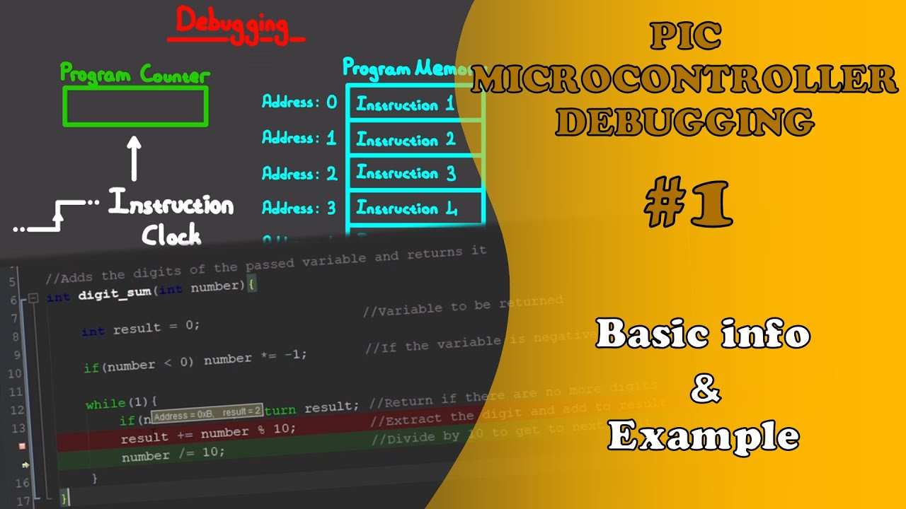 PIC MCU DEBUGGING #1 - Basic info & Example (Absolute Beginner)