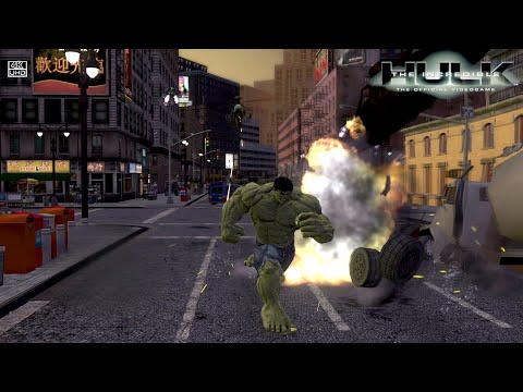 The Incredible Hulk [PS3] UHD 4K60ᶠᵖˢ Chaos and Destruction (FREE ROAM)