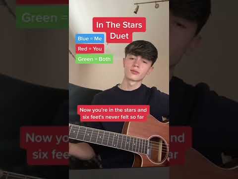 In The Stars - Duet by Elliot James Reay #tiktok #duet #shorts #singer #inthestars #bensonboone