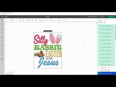 Silly Bunny Rabbit Easter Is For Jesus Free SVG