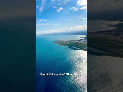 Nice Airport runway is one the most beautiful runways to experience #travel #blueocean