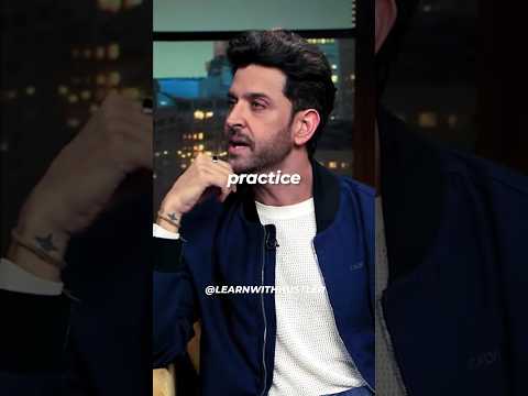 A great lesson of how being happy by ~ Hrithik roshan
