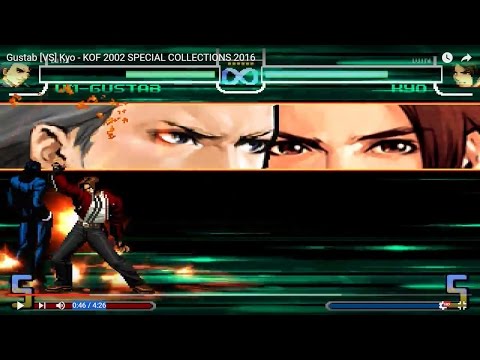 Boss Gustab M. [VS] Kyo Kusanagi - KOF 2002 SPECIAL COLLECTIONS 2016 [Life=300 ,Power=infinity]