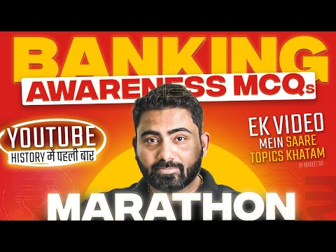 Banking Awareness MCQs Marathon For SBI PO/Clerk Mains 2025 | All Topics in One Class | Abhijeet Sir
