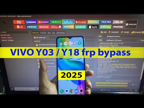 VIVO Y03 / Y18 frp lock bypass by unlock tool 2025.
