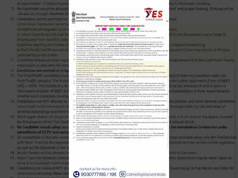 NEET 2025 Admit Card Released: How to Download, Important Instructions & Exam Guidelines!