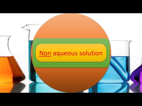 Non Aqueous solution