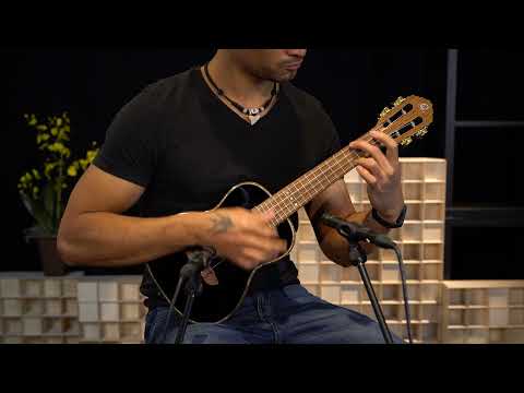 Onyx Series Concert Size Ukulele by Ortega Guitars - Gloss Black - Ruox-CC
