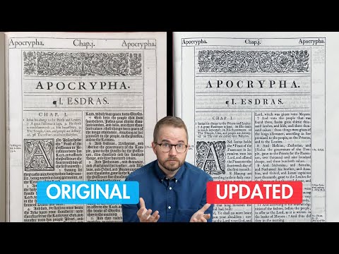 Original 1611 KJV Bible vs Updated Edition: Side-by-Side Comparison!