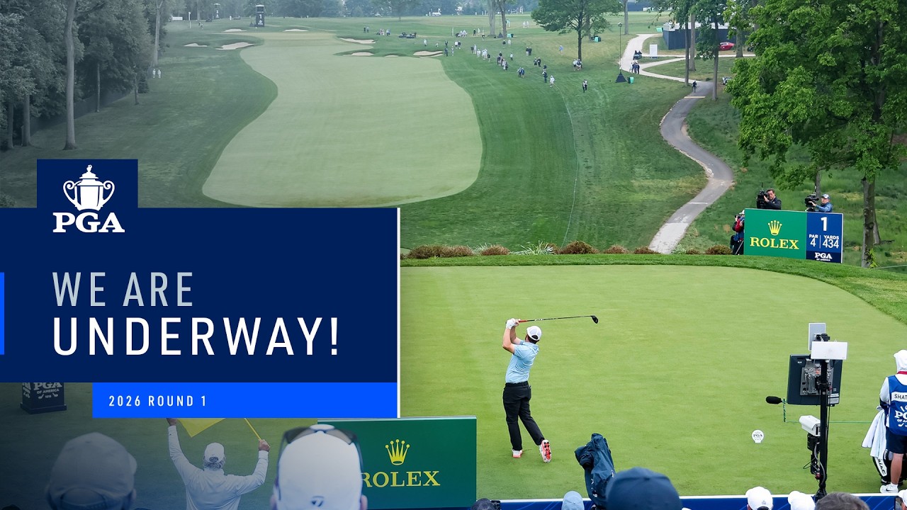 First Group Tee Off! | Shattuck, Fitzpatrick & Griffin | 2026 PGA Championship