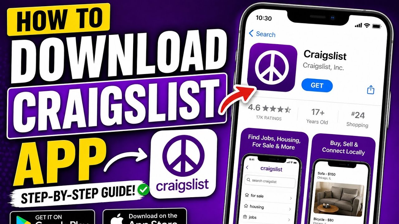 How to Download Craigslist App (Step-by-Step Guide) | Install Craigslist App 2026