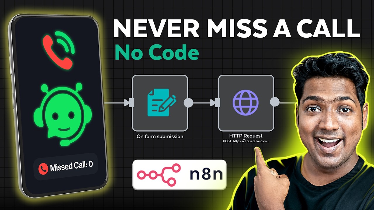 How to Create a Voice Call AI Agent with n8n | Automate Calls & Follow-Ups