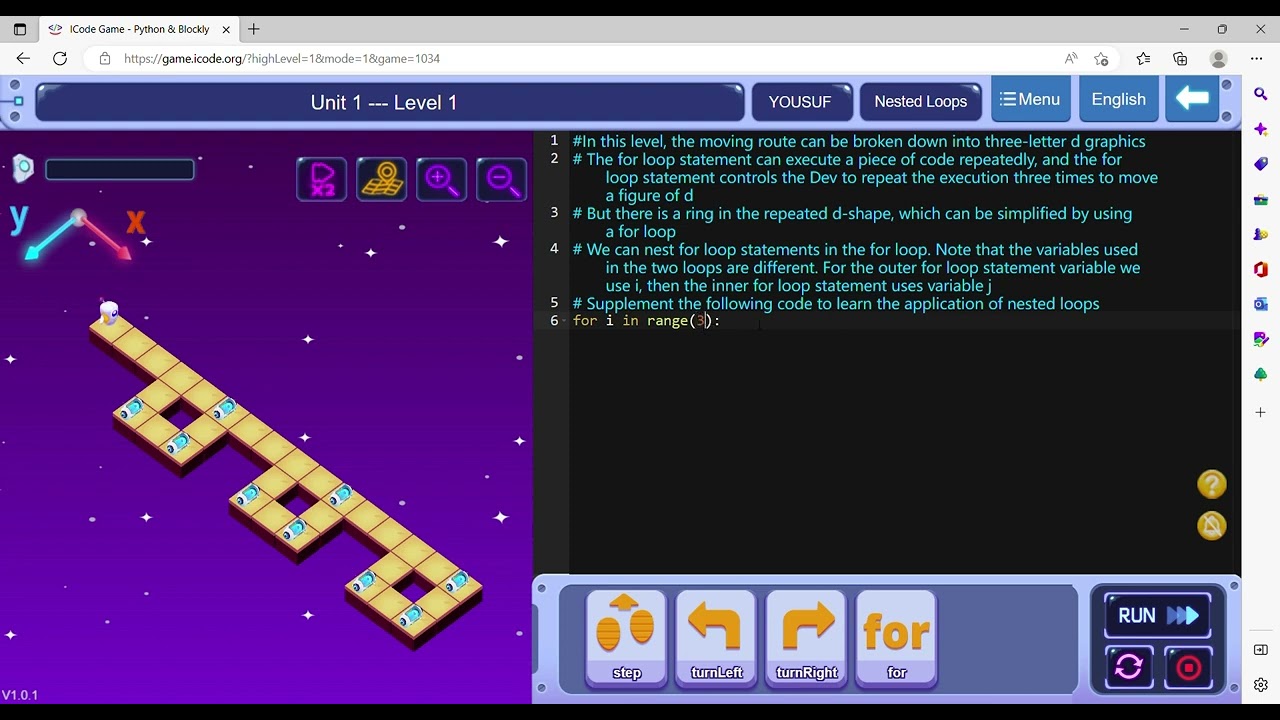 Python Video 13 - Using a Nested Loop