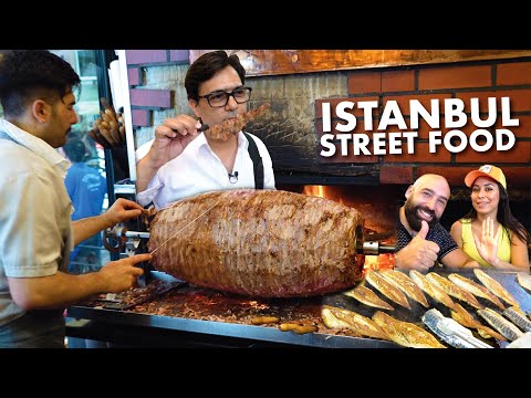 Turkish Fish Sandwich | Cag Kebap Istanbul In Istanbul | Istanbul Street Food Turkey