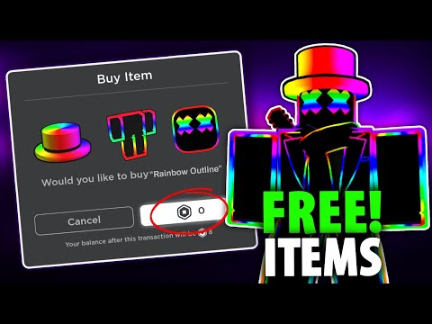 GET 25+ RAINBOW LIMITED ITEMS AND FREE ITEMS ON ROBLOX 2025