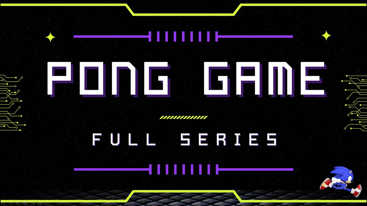 Pong Game Tutorial FULL DETAILED #Python [Beginner Friendly]