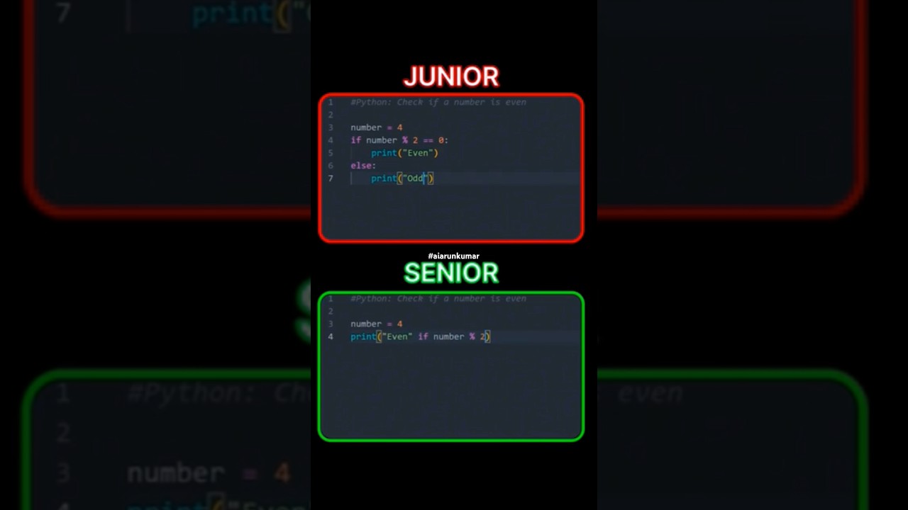 How to become a senior developer | become a good programmer #aiarunkumar #ai #python  #java #js