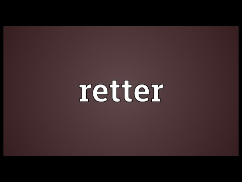 Retter Meaning