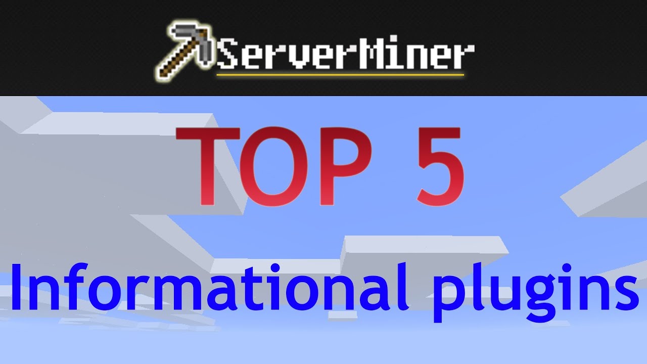 Top 5 Informational plugins for your Bukkit server