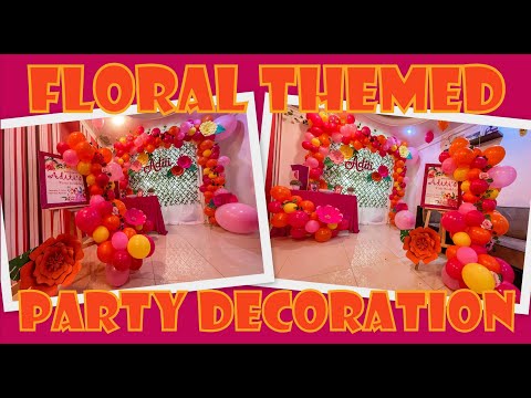 FLOWER THEMED PARTY | PARTY DECORATION