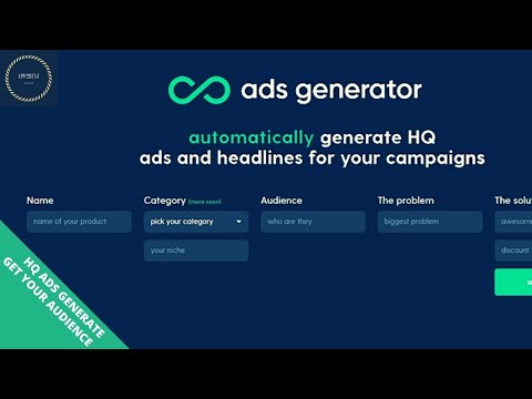 HQ Ads Generator | Generate Ads Using HQ Ads Generator | Increase your Audience | 2021