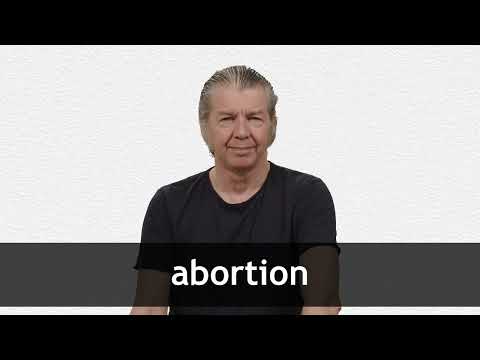 ABORTION definition and meaning | Collins English Dictionary