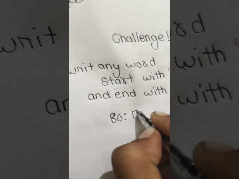 challenge write any words start with letter o and end with letter o π₯