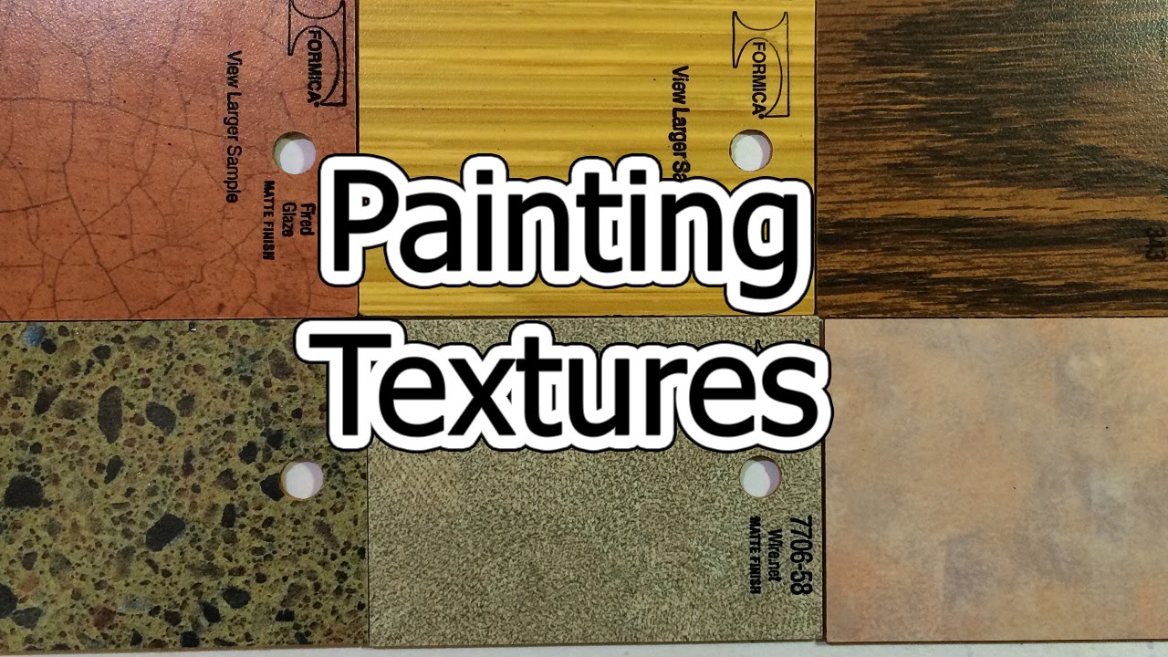 Painting Textures - Wood, Granite, Marble, Crackle