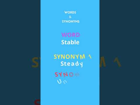English Words & Synonyms - Starting with the letter S - Part 11
