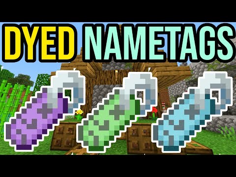 How To Get Coloured Name tags In Minecraft!
