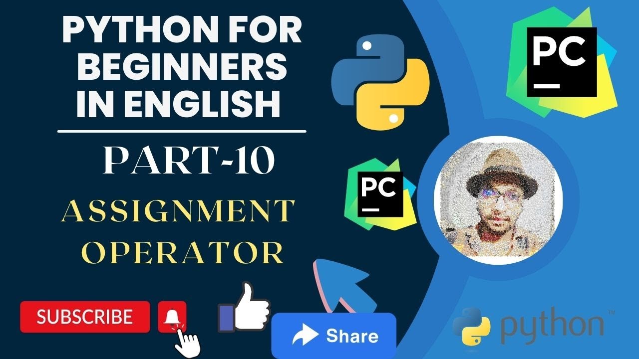 Assignment Operator in Python by @hatcoder |python tutorial