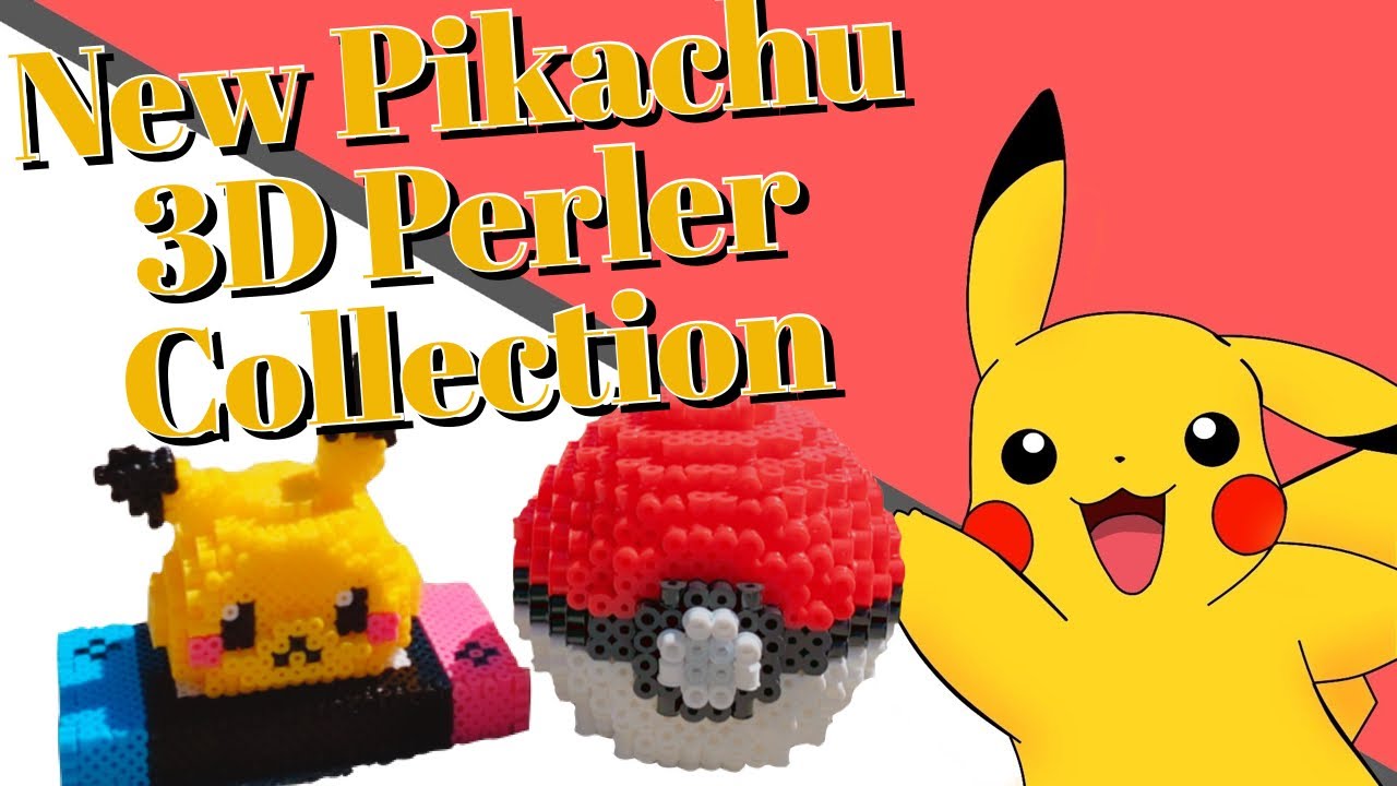 NEW Pikachu Pokémon 3D Perler Collection + Fix-Up Tricks