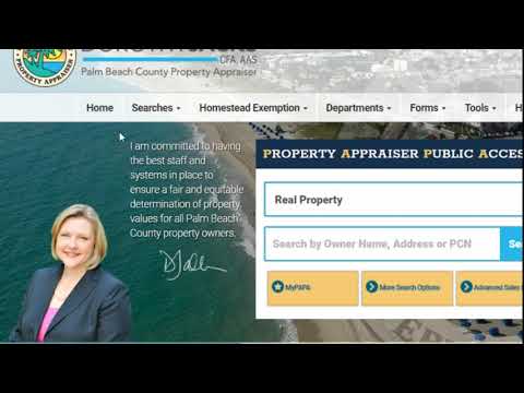 PBC Property Appraiser's Office - PAPA Website - More Search Options