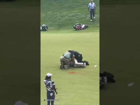 Extinction Rebellion protesters storm final hole of golf tournament