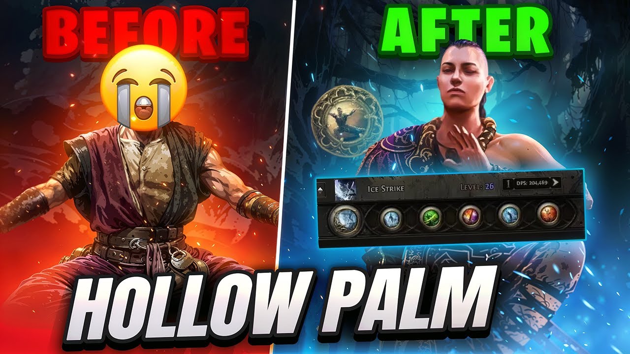 [0.3] BROKEN Hollow Palm Ice Monk DELETES maps | PoE2 Build Guide 0.3.0