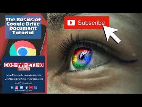 The Basics of Google Drive Document Tutorial | CosMarketing Agency
