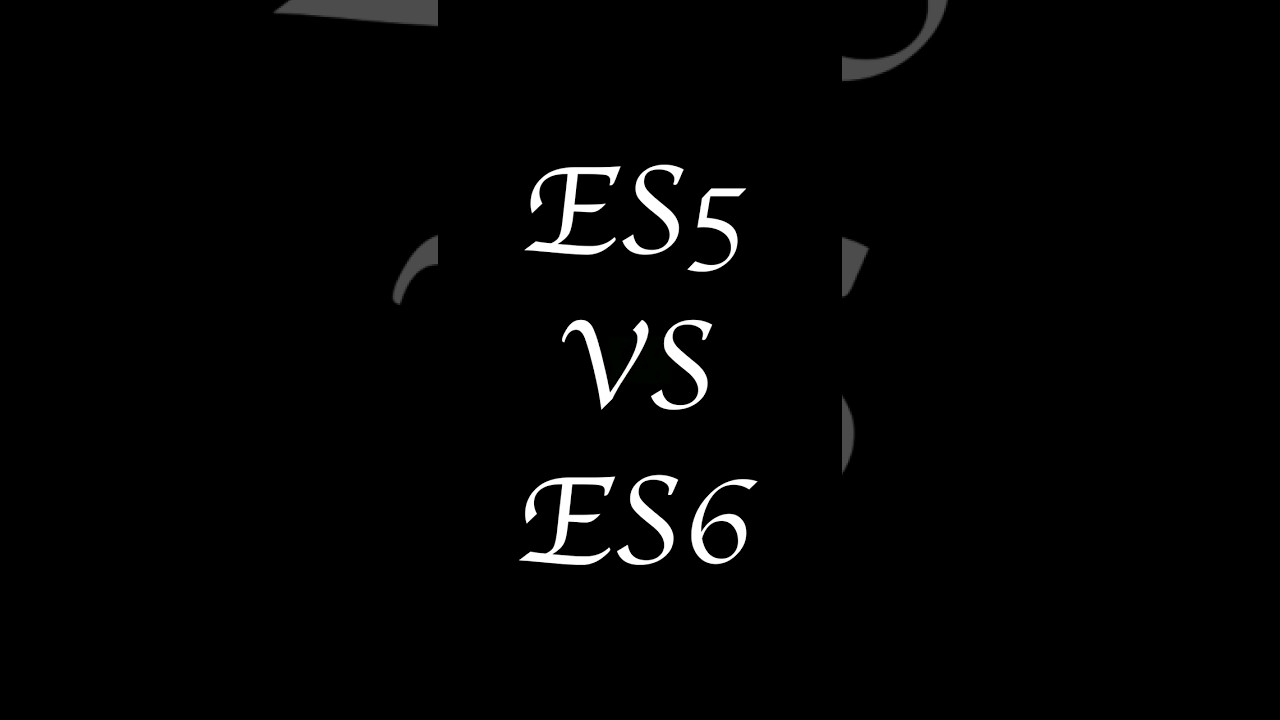 Cracking the Code: ES6 vs. ES5 - A Must-Know for JavaScript Interviews!