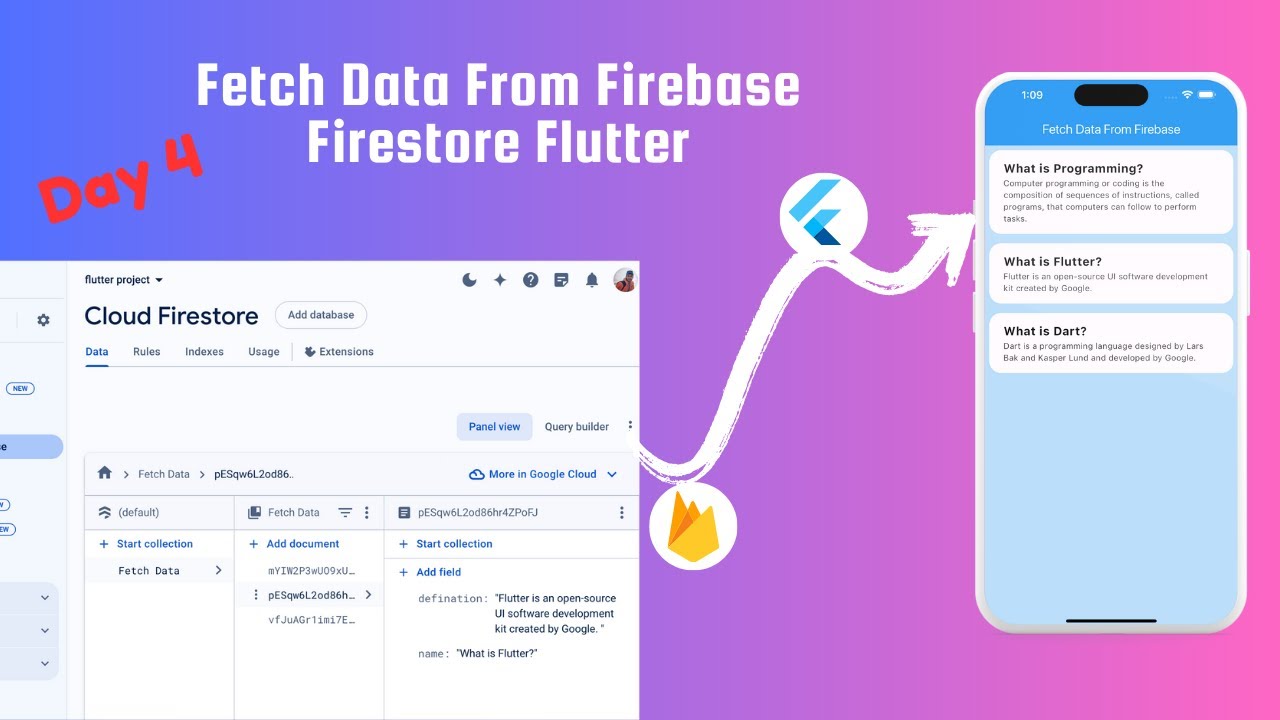 Firestore Read Data Flutter || How to Fetch Data From Firestore in Flutter