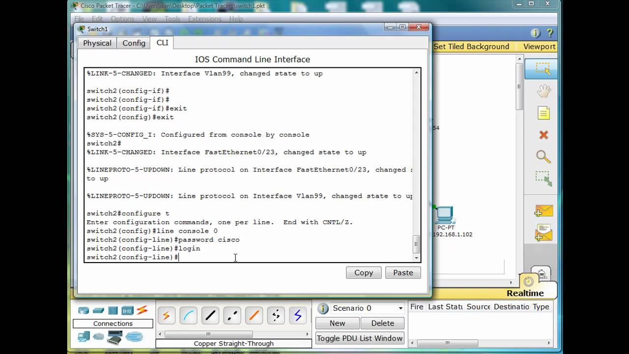 2. Basic Switch and Network Configuration Using Packet Tracer - CCNA