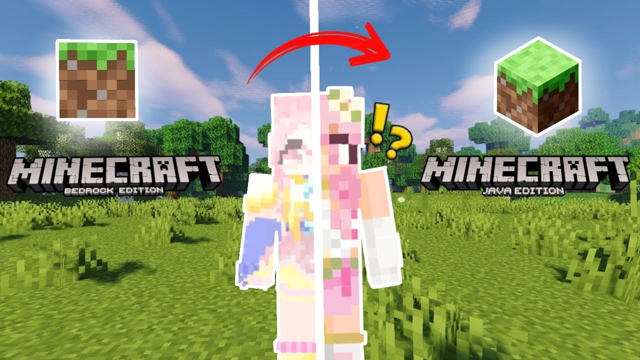 Minecraft Bedrock Player Tries Java Edition For The FIRST TIME!?!