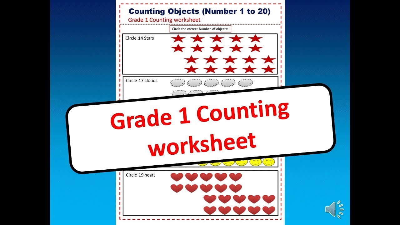 Free math Worksheets for Grade 1 / free printable math worksheets for grade 1 / math Olympiad Sample