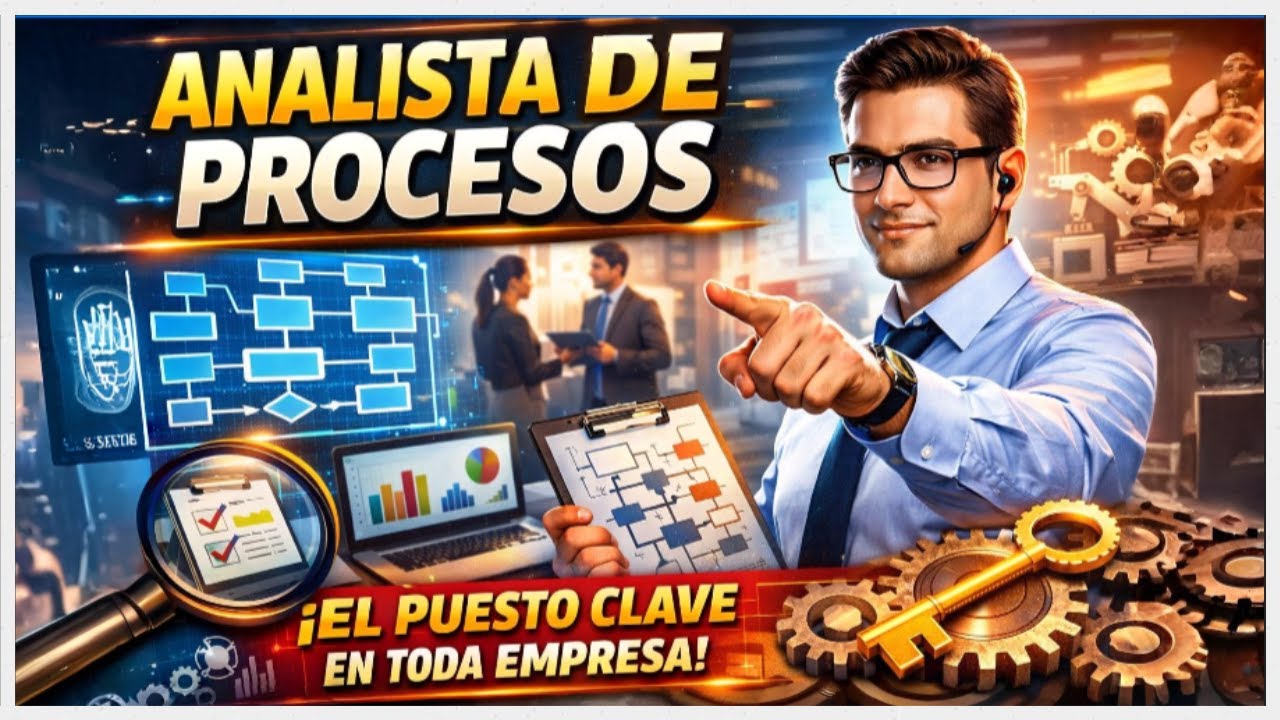 🚀 Conviértete en Analista de Procesos El Puesto Clave en Toda Empresa 💡🏢