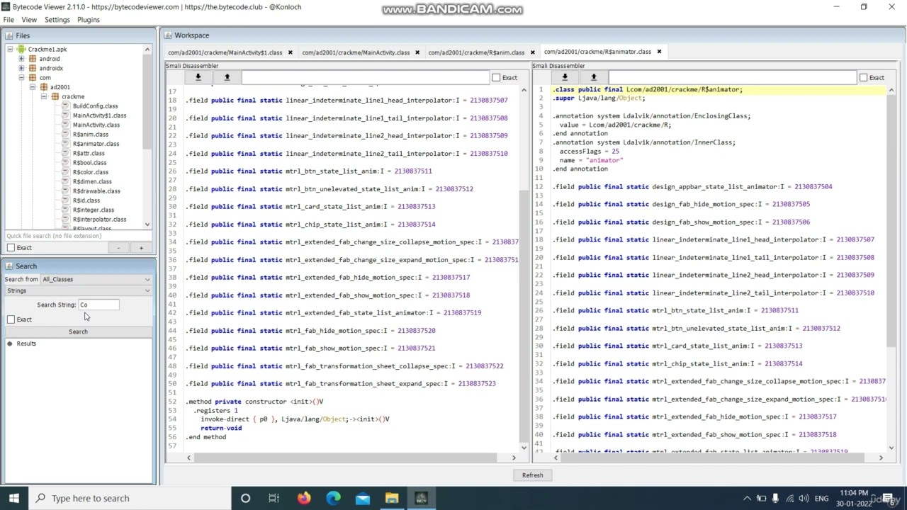 Android reversing - Bytecode Viewer