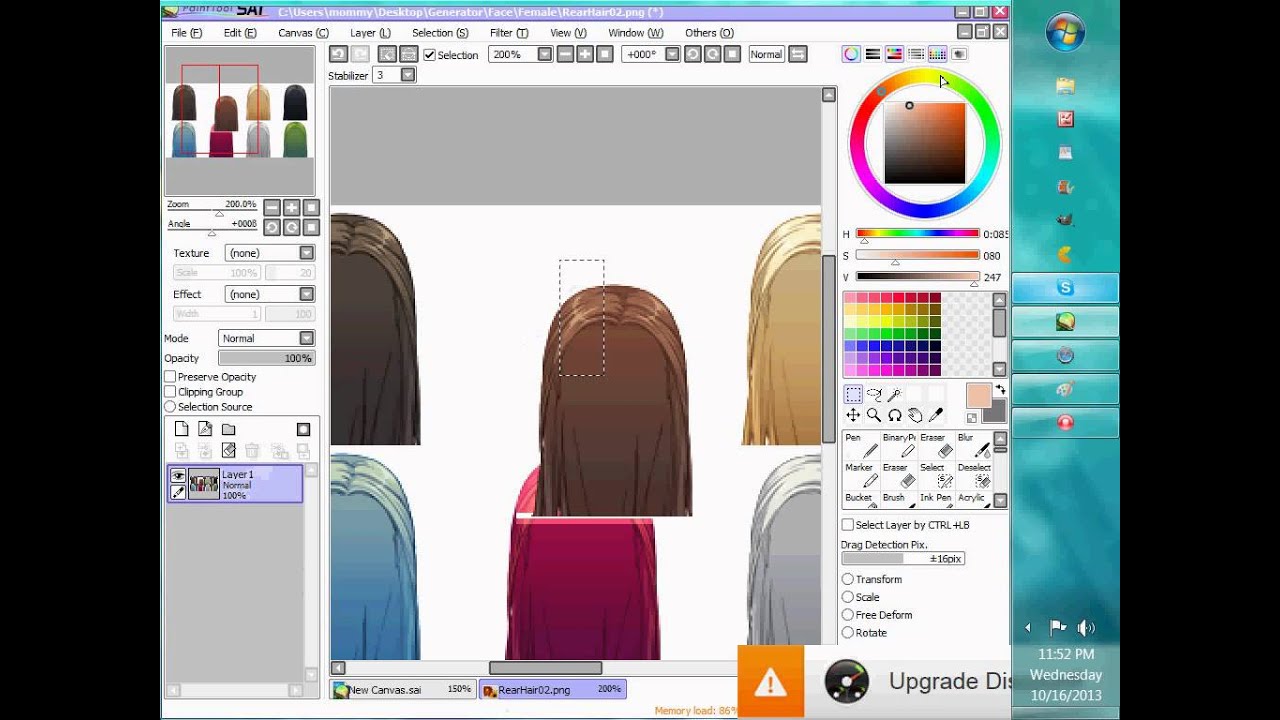 how to make your own deviantart avatar base 1st way