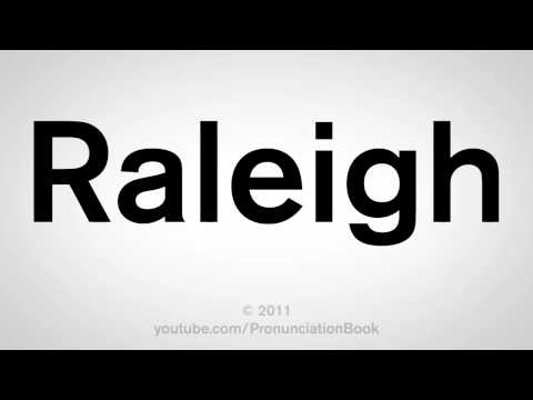 How To Pronounce Raleigh