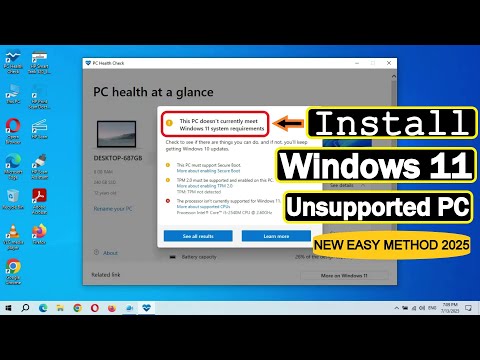 How to Install Windows 11 on Unsupported PC