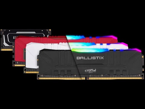 Crucial Ballistix and Ballistix MAX DDR4 Gaming Memory