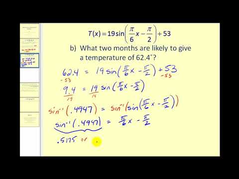 Solving Applications Problems Using Trigonometric Equations Math Help