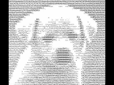 Turn your 4 photos or any images into text art or text version